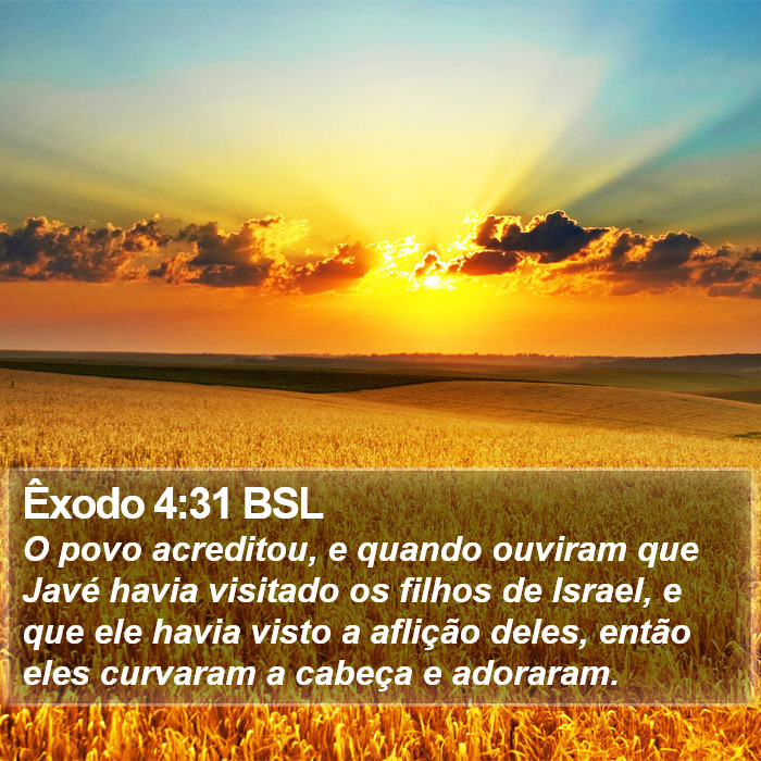 Êxodo 4 Bible Images - Êxodo Chapter 4 BSL Bible Verse Pictures
