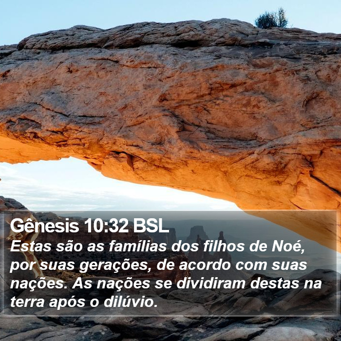 Gênesis 10 Bible Images - Gênesis Chapter 10 BSL Bible Verse Pictures