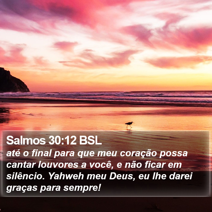 Salmos 30 Bible Images - Salmos Chapter 30 BSL Bible Verse Pictures