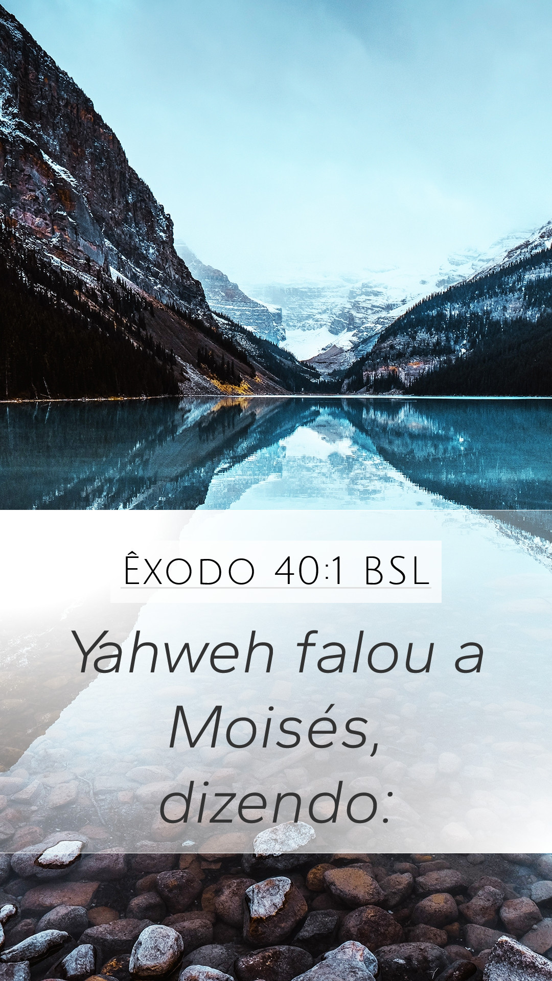 Êxodo 40:1 BSL Mobile Phone Wallpaper - Yahweh falou a Moisés,
